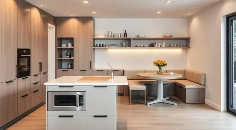 Small and Efficient Kitchens: The Best Multifunctional Furniture for ...